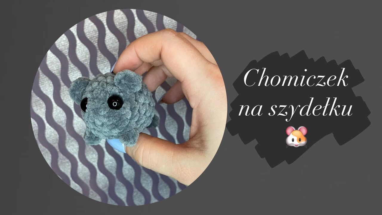 Chomiczek na szydełku tutorial - YouTube