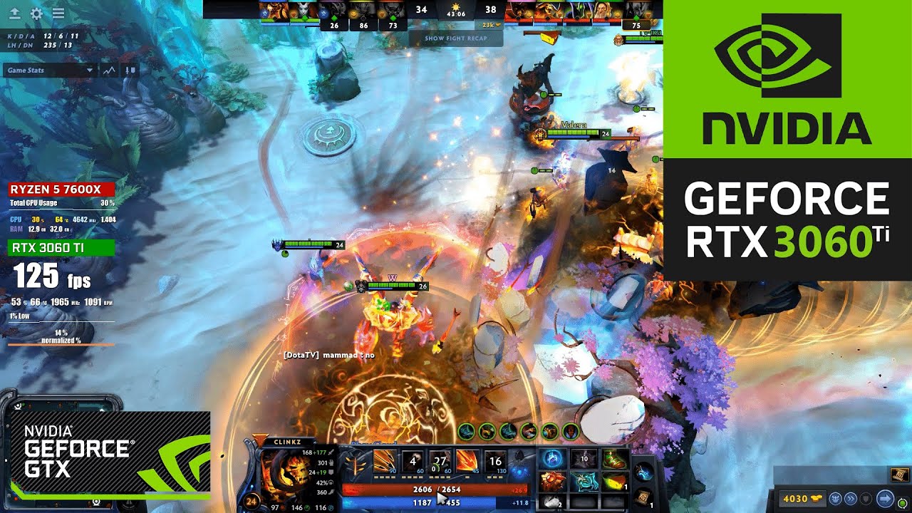 DOTA 2 : RTX 3060 Ti | ULTRA SETTINGS 1080p - YouTube