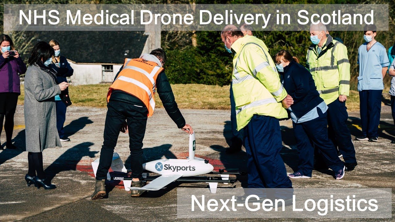 Saving lives: NHS medical drone delivery in Scotland. - YouTube