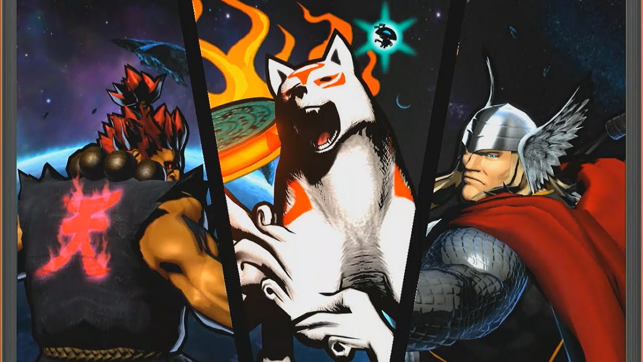 Ultimate Marvel VS Capcom 3 Amaterasu Thor Akuma arcade mode - YouTube