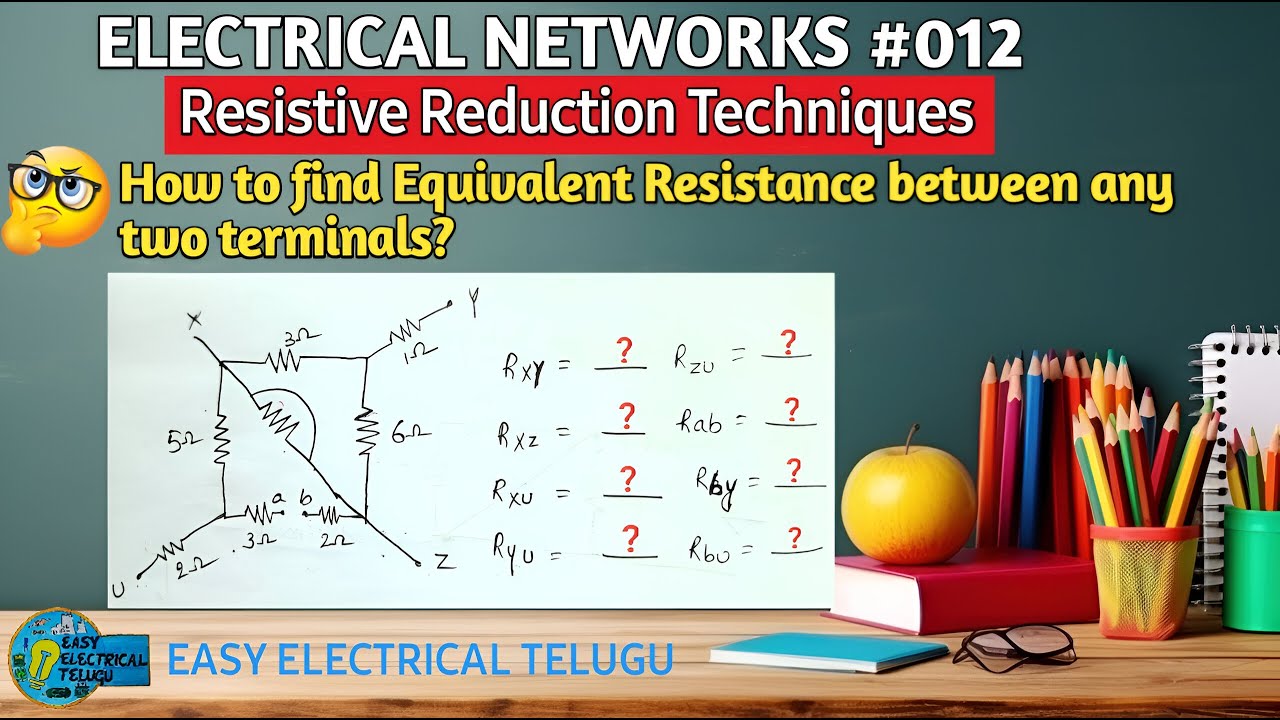 Electrical Networks - 012|Resistive Reduction Techniques|How to find ...