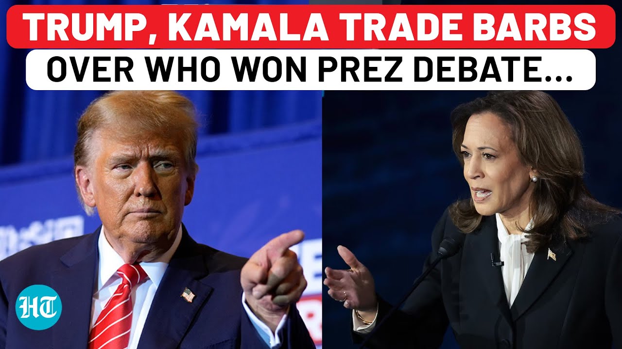 Donald Trump Vs Kamala Harris Over Who Won Recent Presidential Debate ...
