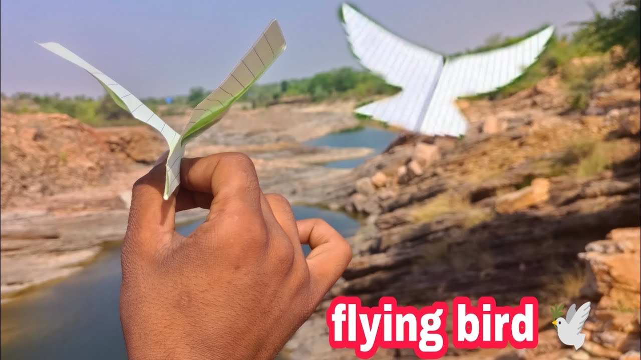 flying bird 🕊️||paper flying birds - YouTube