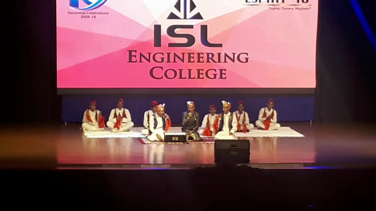 ISL Engineering Collage || Annual Day || Qawali - YouTube