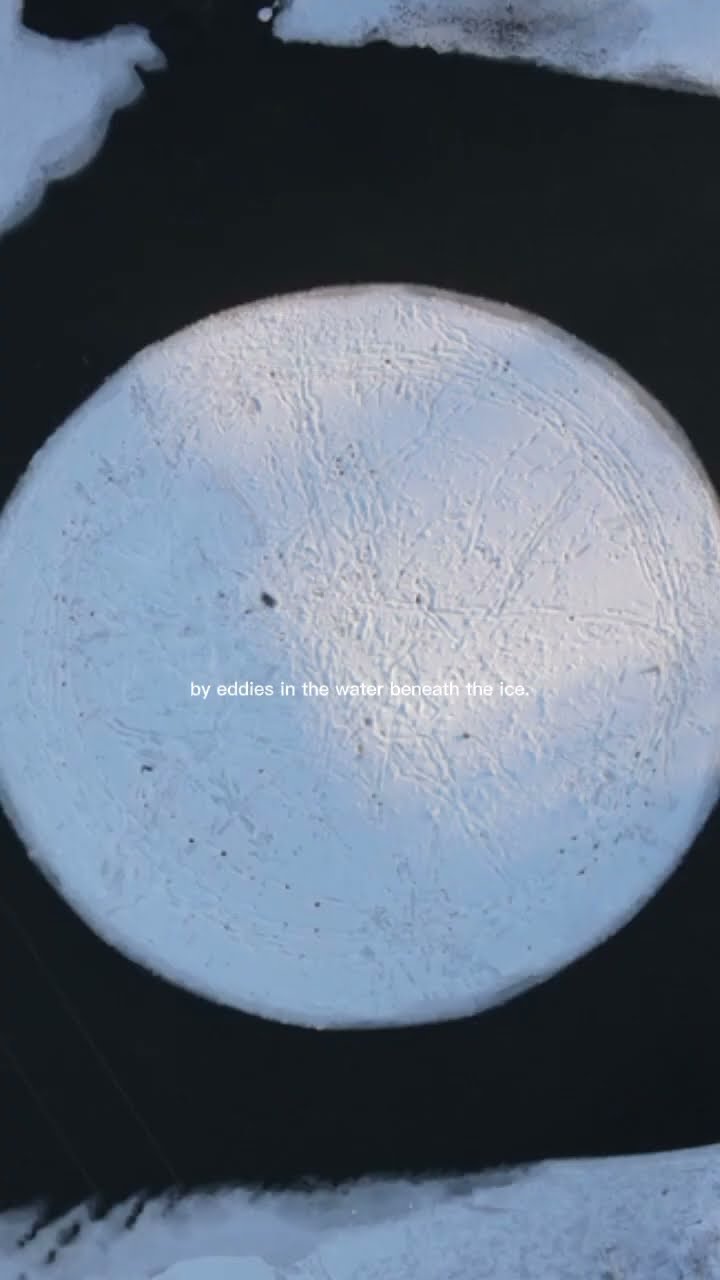 ice circles or ice disc #knowitall-sheeza #facts - YouTube