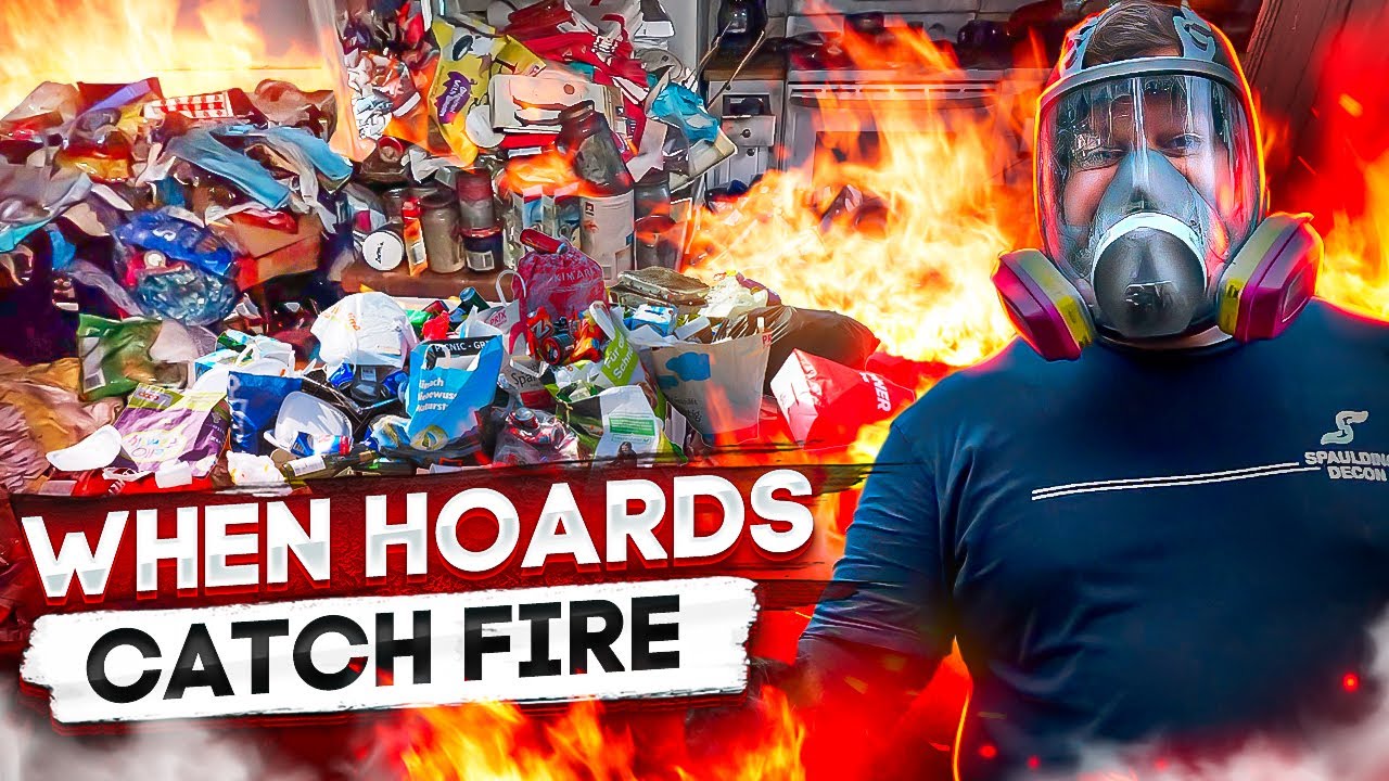 THIS HOARD CAUGHT ON FIRE!!! - YouTube
