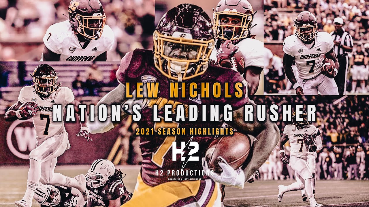 The Nation's Leading Rusher 🤯 🔥 | Lew Nichols 2021 Season Highlights ...