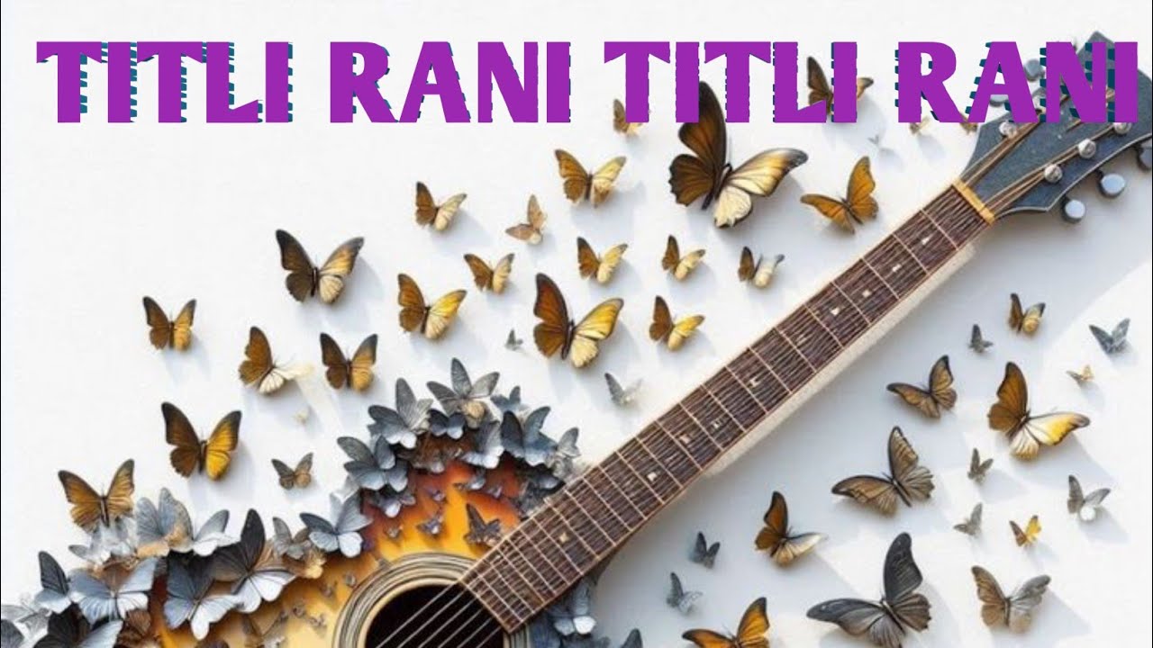 Titli Rani || Rang birangi titli rani || Rhymes #kidsfun #butterfly # ...