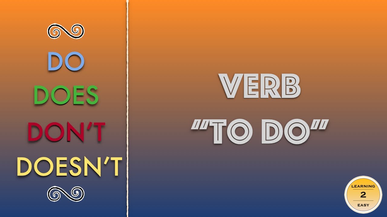 VERB "TO DO" / PRESENT SIMPLE / CURSO BÁSICO DE INGLÉS #4# - YouTube