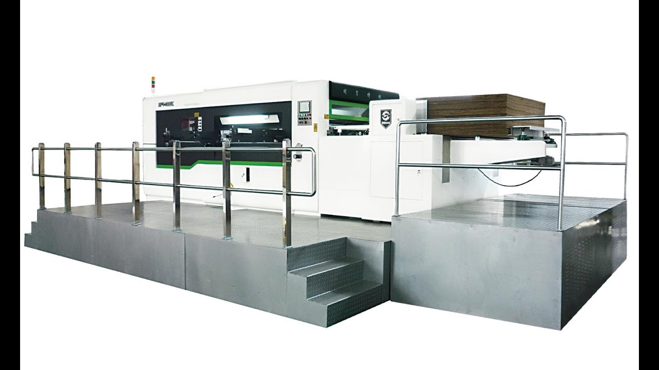 Lead adge feeder automatic die cutting machine with fully stripping ...