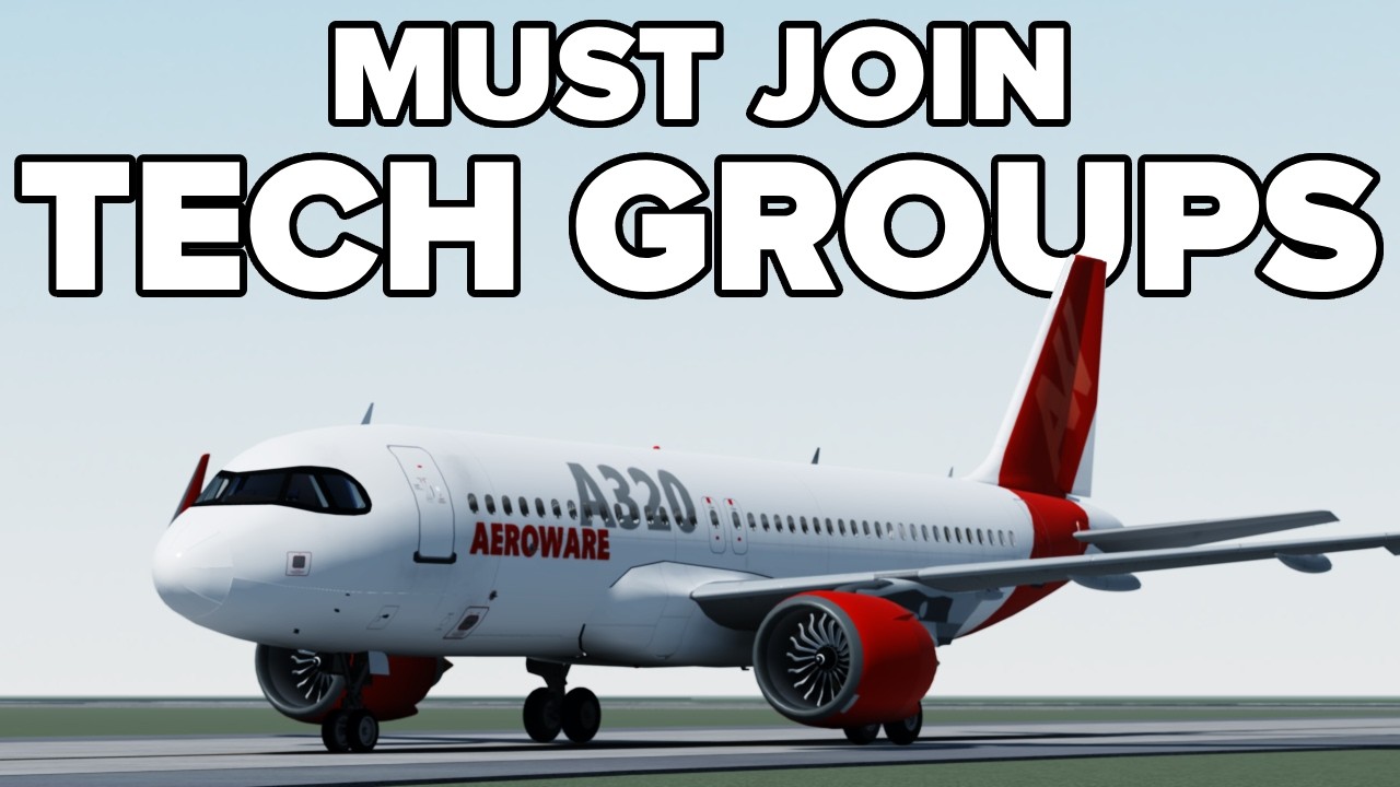 MUST JOIN TECH GROUPS FOR YOUR ROBLOX AIRLINE! - How to Make a Roblox ...