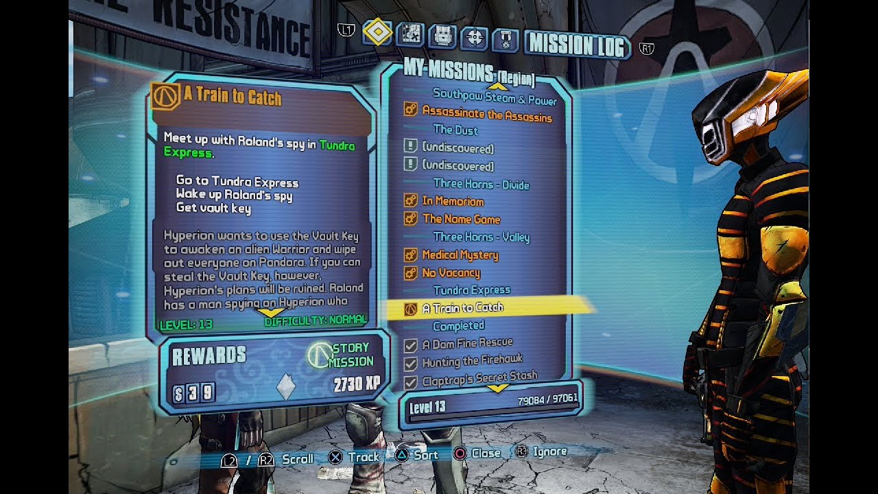 Borderlands 2 A Train To Catch Walkthough Guide - YouTube