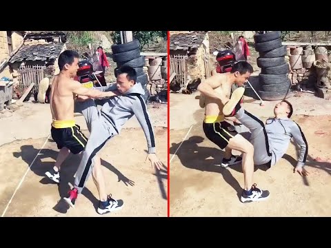 🔥Sanda Masters VS Wing Chun Iron Man, The Shock Of Crit From One Inch Punch | Kung Fu Battleking
