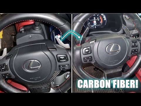 2021+ Lexus IS350 Carbon Fiber Paddle Shifter Install! - YouTube