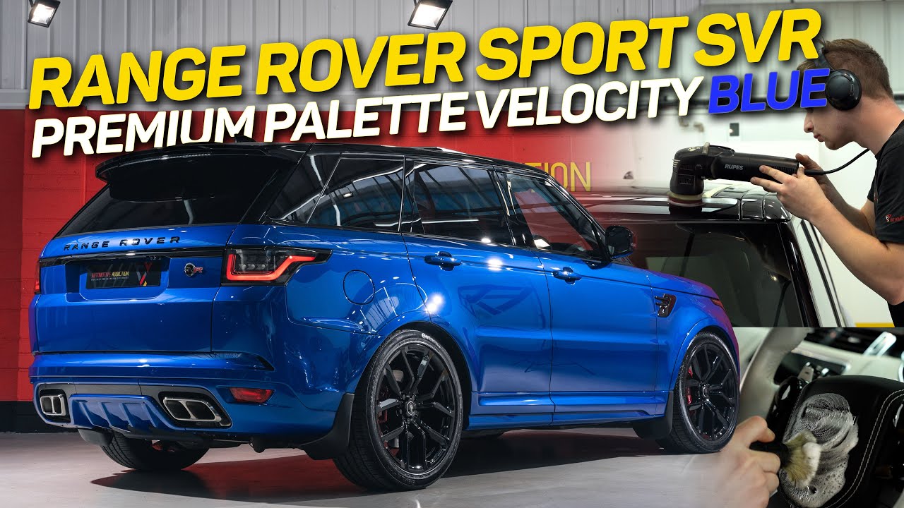 Range Rover Sport SVR 5.0 V8 SuperCharged in SVO Velocity Blue | Carbon ...