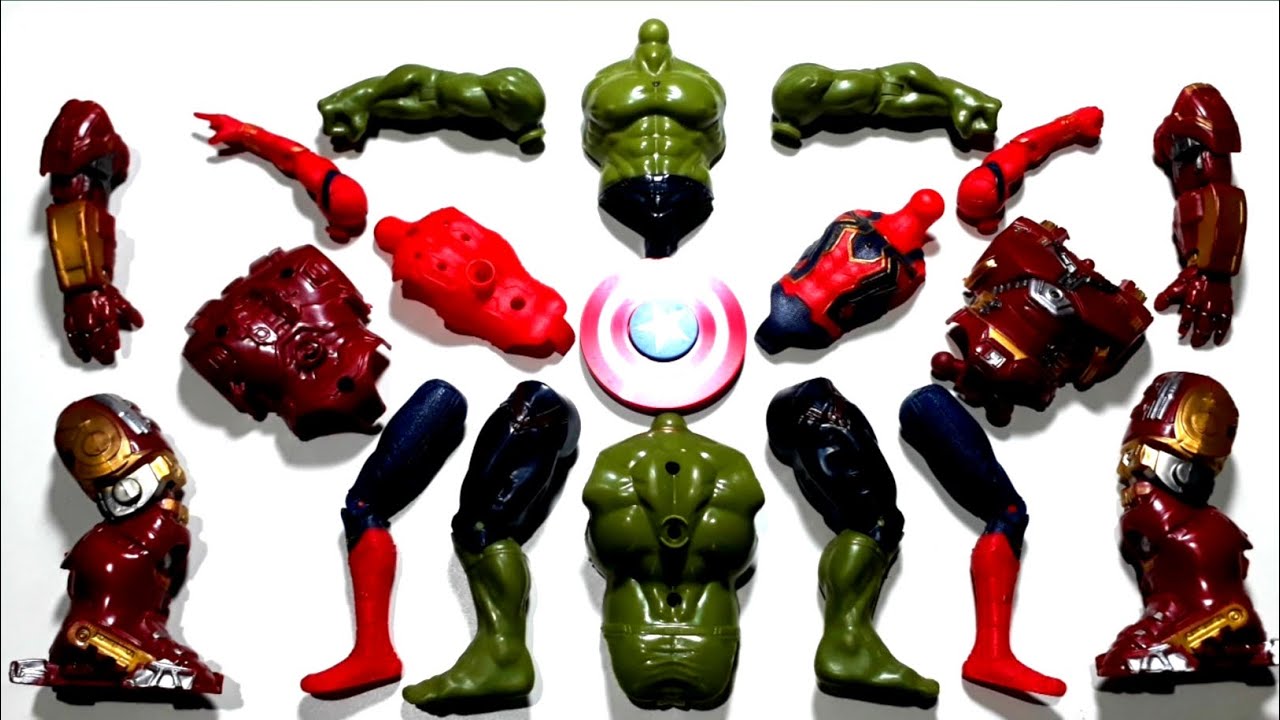 UNBOXING AVENGERS! Hulk Smash Vs Spidet-Man Vs Hulk Buster - YouTube
