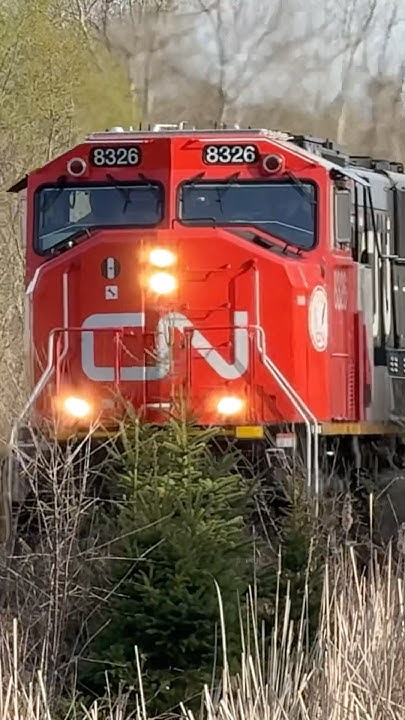 CN 8326 Leading On A451 #train #railway #railroad #canadiannationalrailway #cnrailway #cntrain # ...