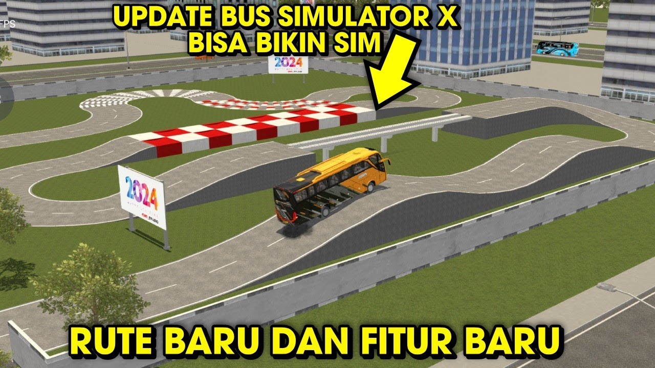 Update Lagi Rute Bisa Bikin Sim Bus !! Review Lengkap Bus Simulator X ...