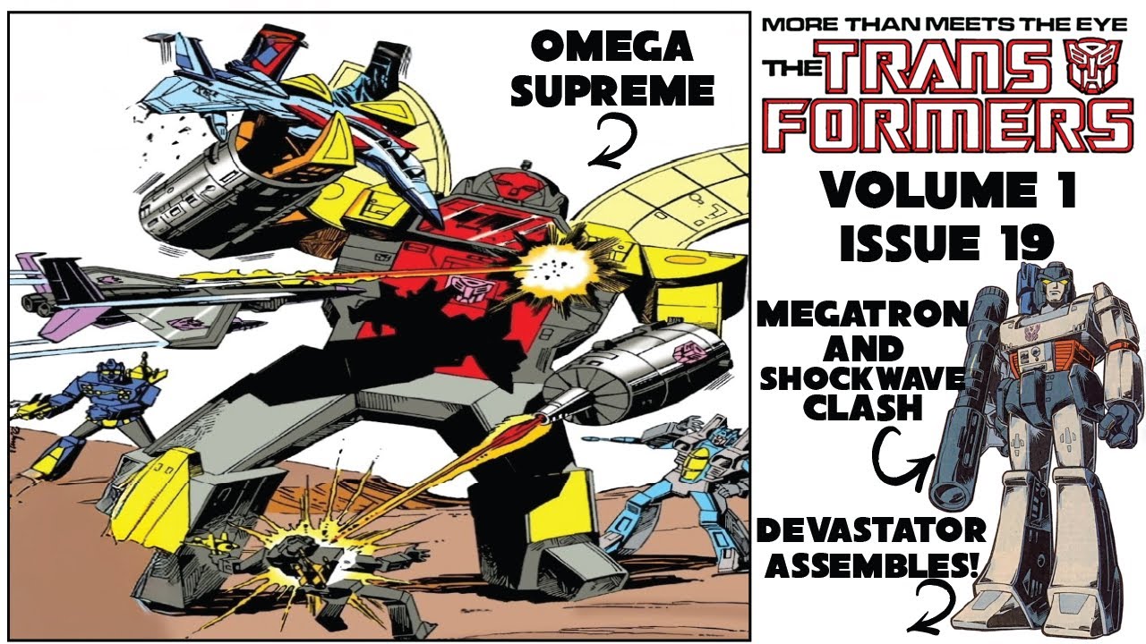 Omega Supreme Battles Megatron | Devastator Battles Autobots | Classic ...
