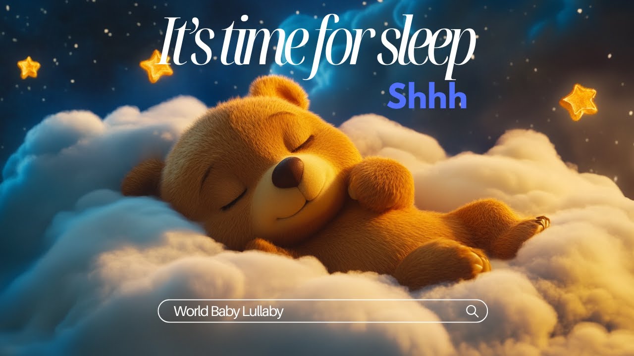 🌙 Calming Music Box Lullaby & Soft 'Shhh' Sounds | Baby Sleep Aid for ...