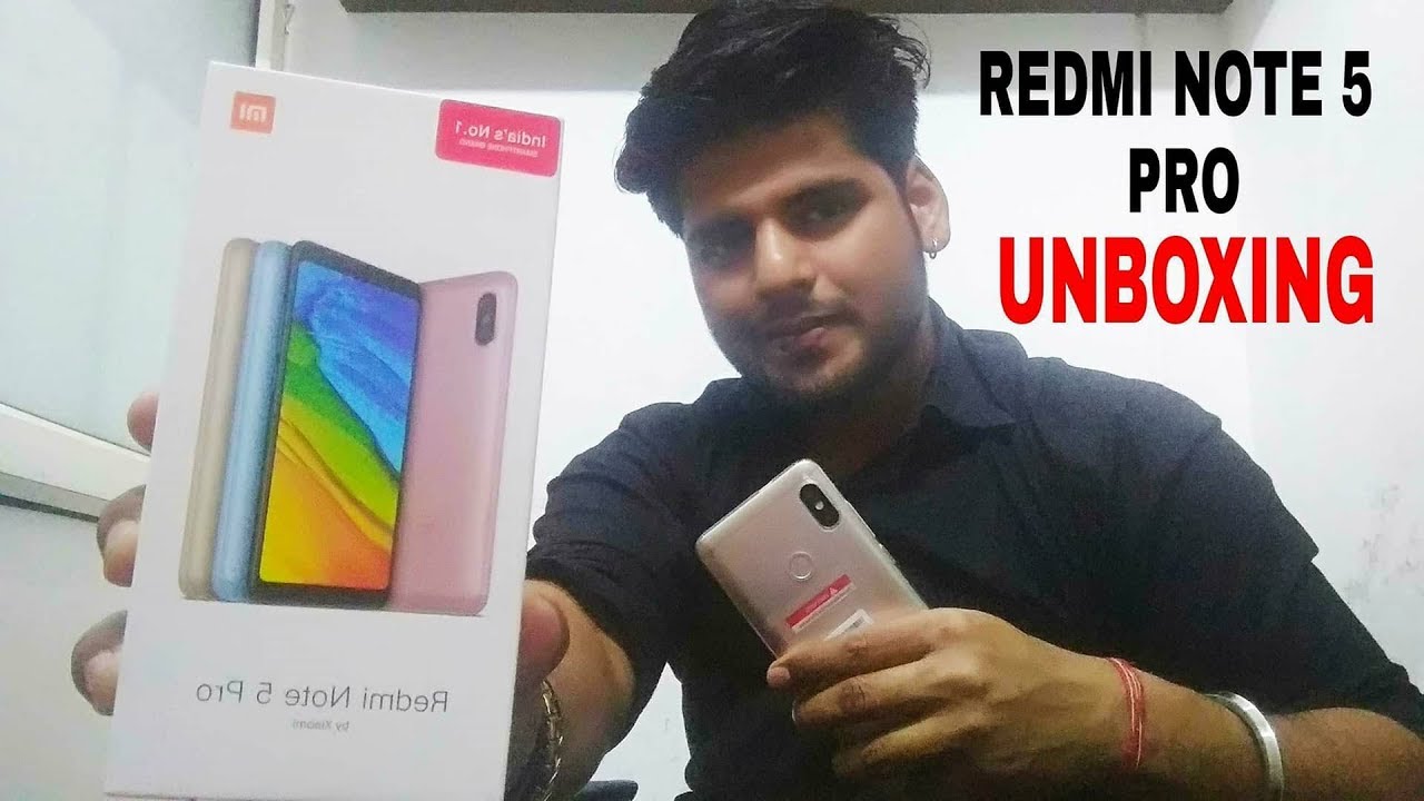 Redmi Note 5 Pro (Gold) Unboxing And Review. - YouTube