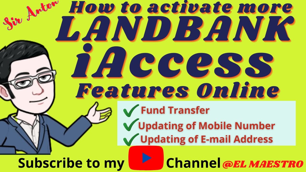 HOW TO ACTIVATE LANDBANK IACCESS FUND TRANSFER AND MORE FEATURES IN 4 ...