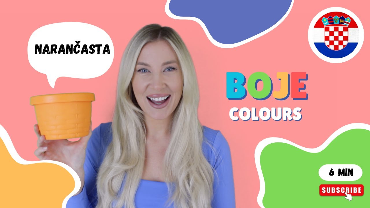 Learn Croatian - Boje (Colours) with Activity! - YouTube
