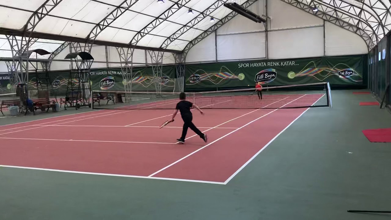 First tennis tournament match - YouTube