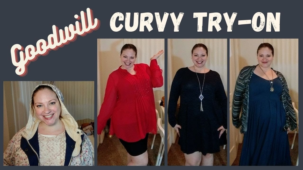 Goodwill Try-On Haul | Plus Size Fashion | Curvy Style | October 2020 ...