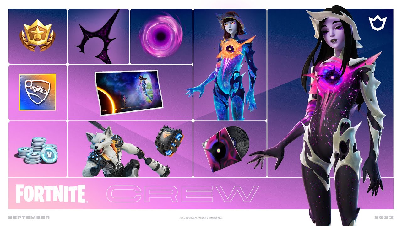 Live Fortnite Astrea New Crew Pack - YouTube