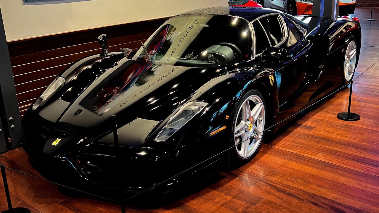 1 Of 3 Black Enzos In The World! 2003 Nero Ferrari Enzo & 2006 Bugatti ...