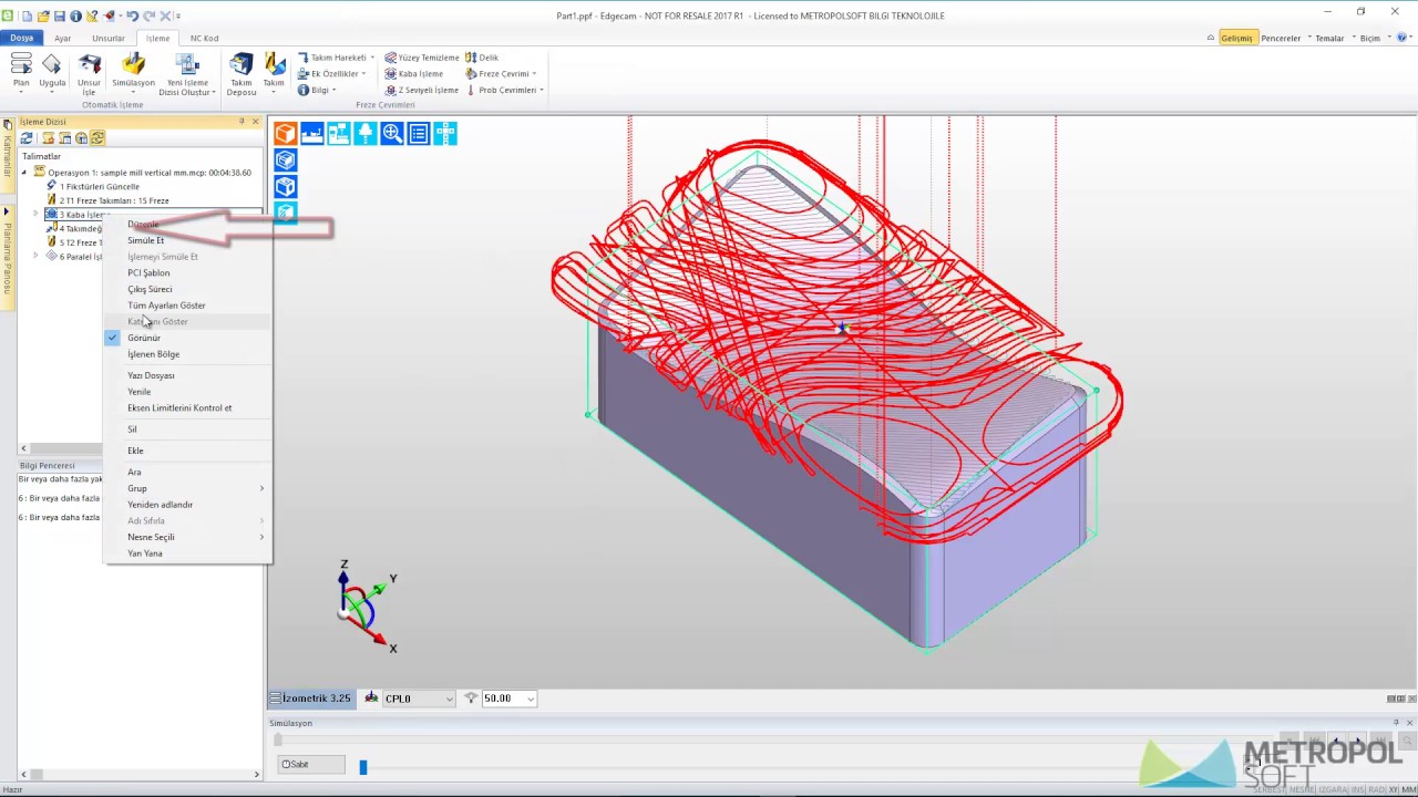 Edgecam Otomatik Takım Değiştirme - YouTube