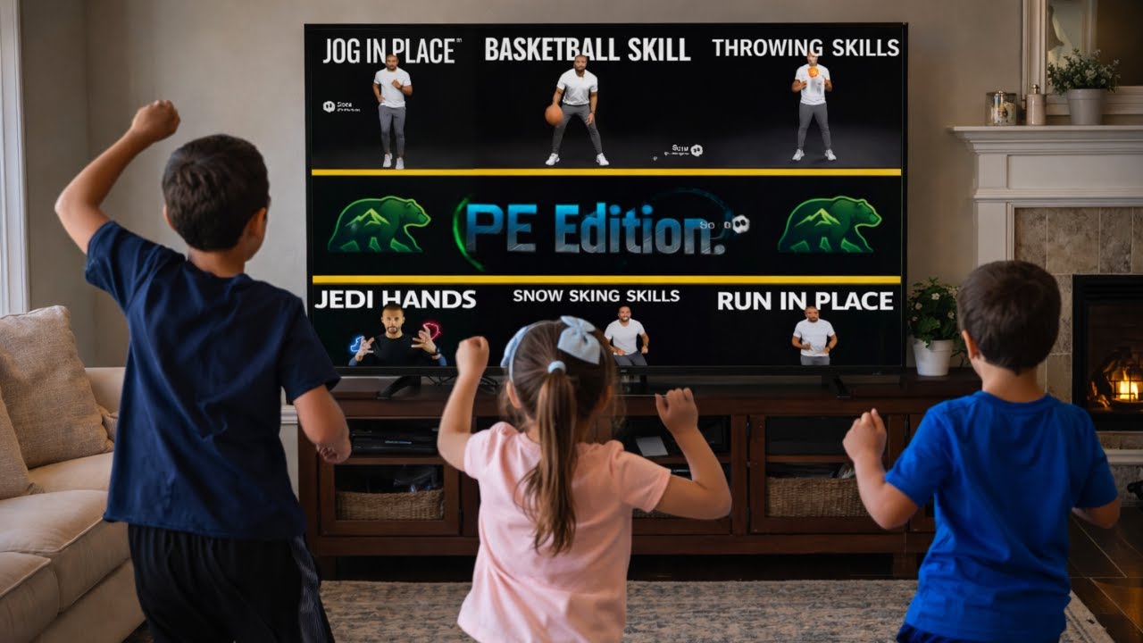 Immersive PE Warm-Up! First-Person Movement Skills for Kids | - YouTube