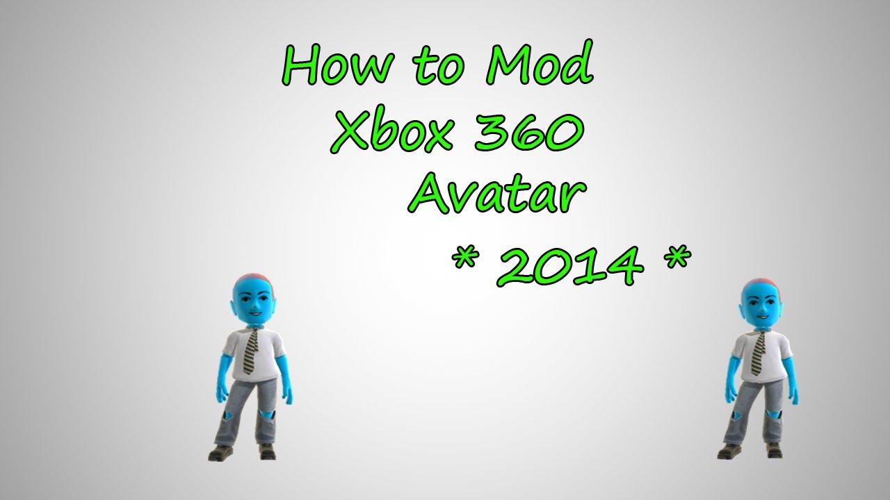 How to Mod Your Xbox 360 Avatar - After 2014 - YouTube