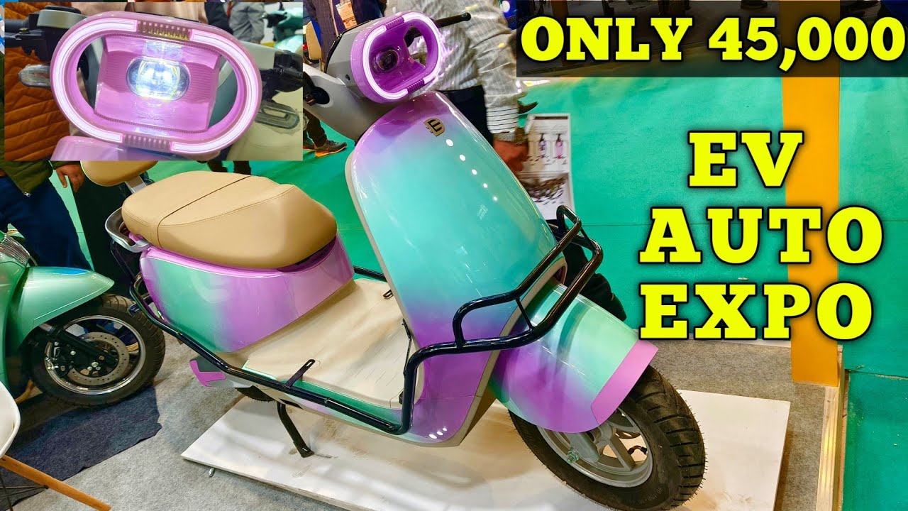 Auto Expo 2025 | Dynamo Lima Electric Scooter | Amazing Color Changing ...