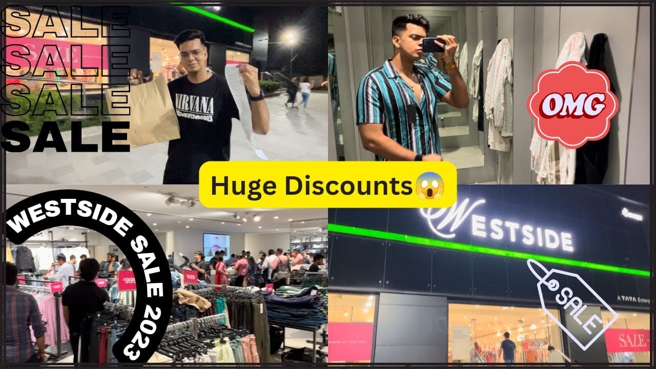 Westside Sale 2023 Vlog || Westside Haul || Huge Discounts || Latest ...