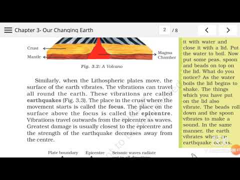 Our Changing Earth- Earthquake geo ch 3 class 7 - YouTube