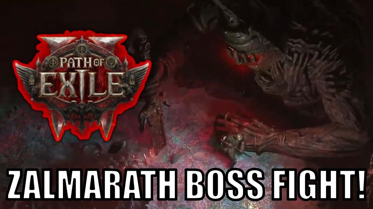 Zalmarath the Colossus Boss Fight! Path of Exile 2 Cold Monk (PoE ...
