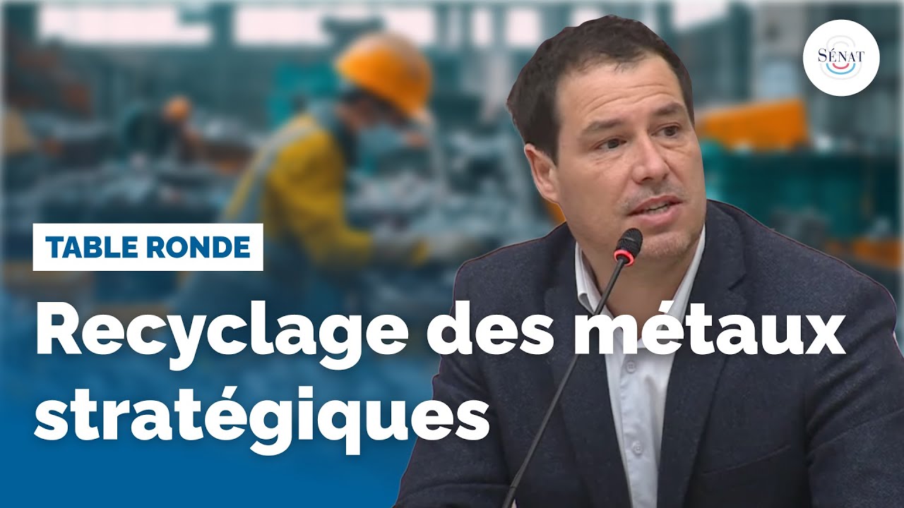 Recyclage des métaux stratégiques : table ronde - YouTube