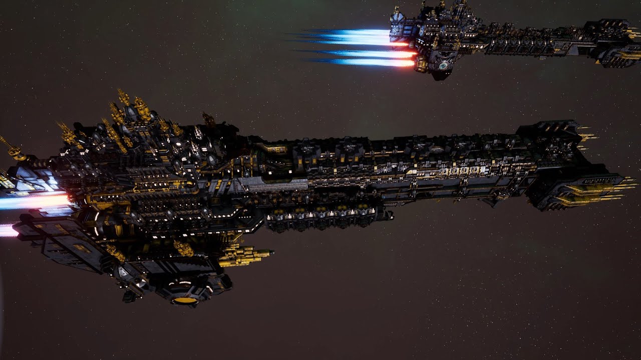 Space Wolves vs Chaos - Skalgrim Mod - Massive Battle - Battlefleet ...