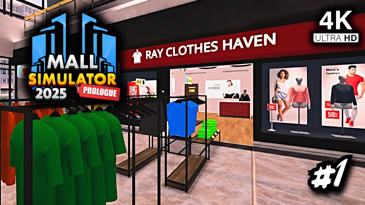 Let's Play Mall Simulator 2025: Prologue #1 Longplay +Graphic Reshade ...