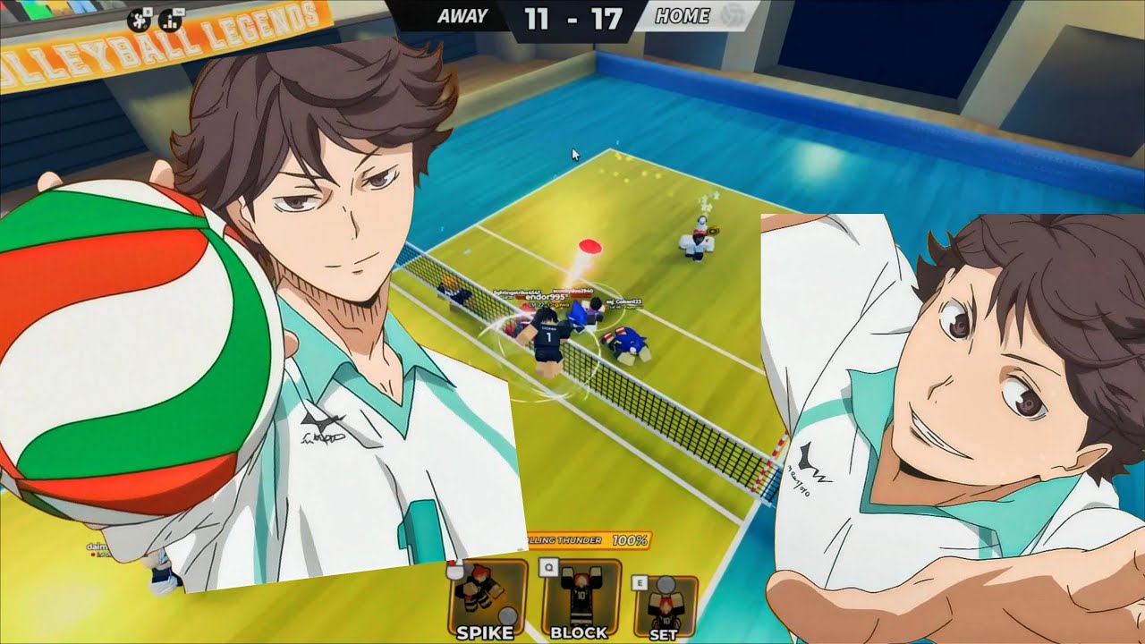 Oikawa takes over ranked 6v6 - Haikyuu/Volleyball Legends Roblox - YouTube