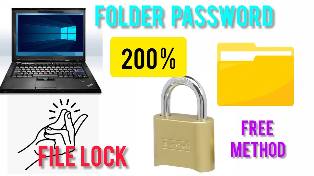 How To Lock Folder In Windows10 How To Set Password In Folder How How To Lock Folder In Windows10 How To Set Password In Folder How