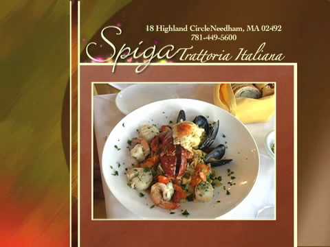 Fine Dining in Needham - Spiga's - YouTube