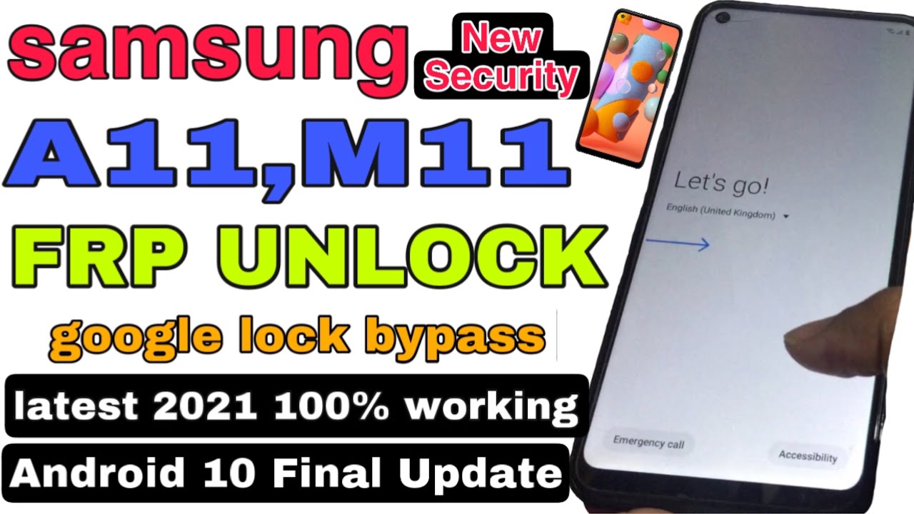 Samsung A11 / M11 Frp Bypass 2021 Android 10 / Google Account Bypass ...