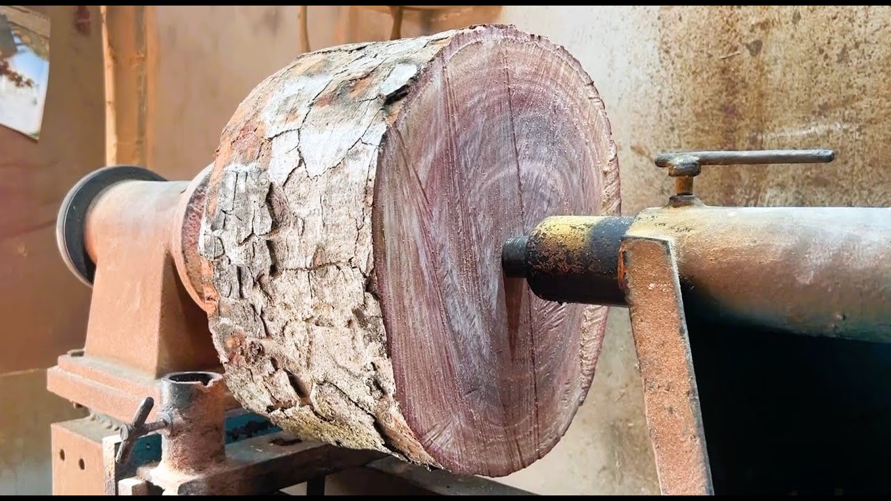 Skill Woodturning // The Art Of Manual Wood Turning - YouTube