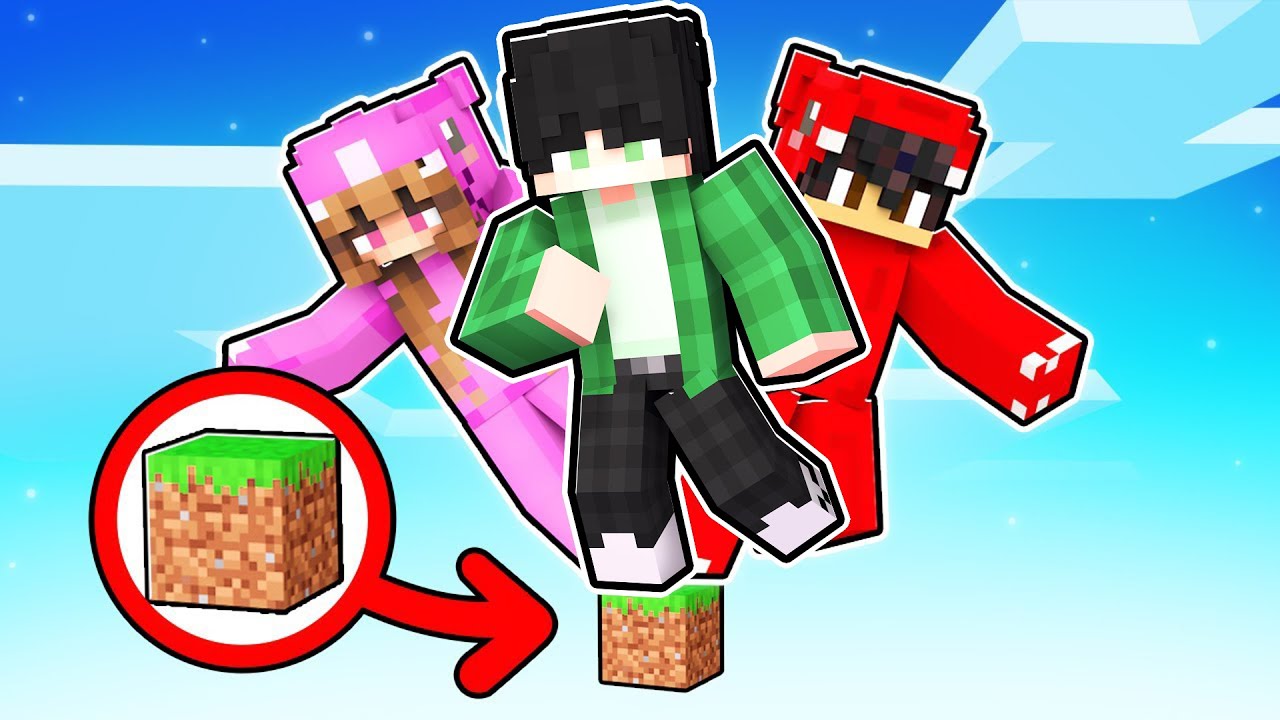 I Survived 100 Days on ONE BLOCK in Minecraft - YouTube