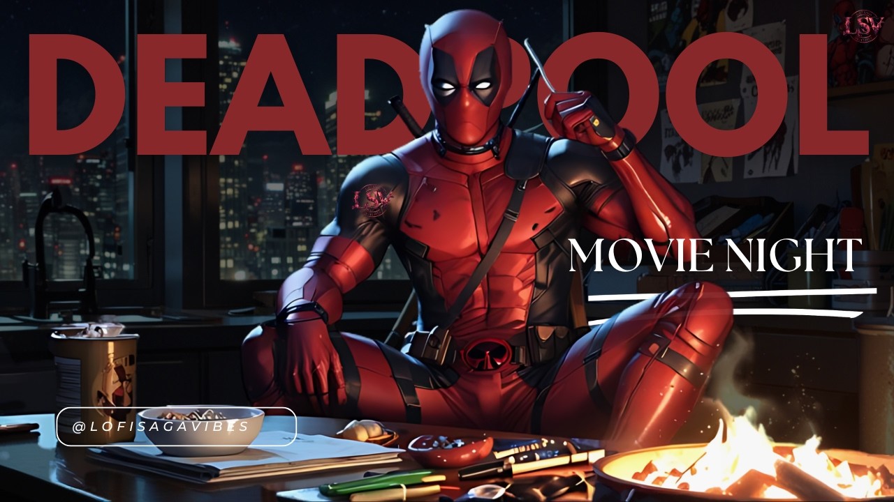 Deadpool Movie Night Ambience | Deadpool Vibes & Ambience| Marvel Lofi ...