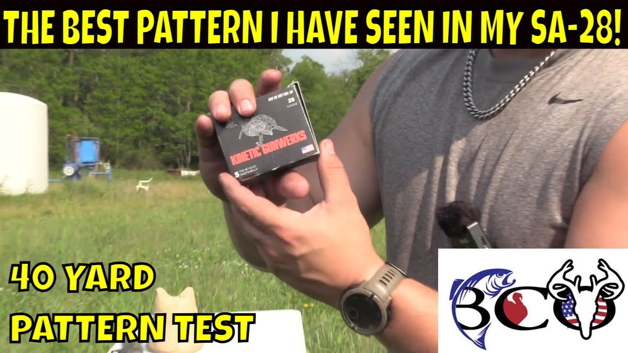 patterning the mossberg sa-28 with kinetic gunwerks & .515 code black ...