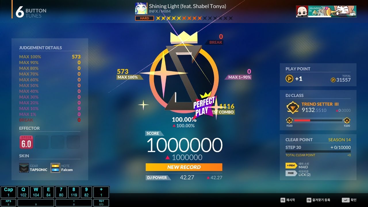 DJMAX | Shining Light (feat. Shabel Tonya) 6B HD 9 PERFECT - YouTube